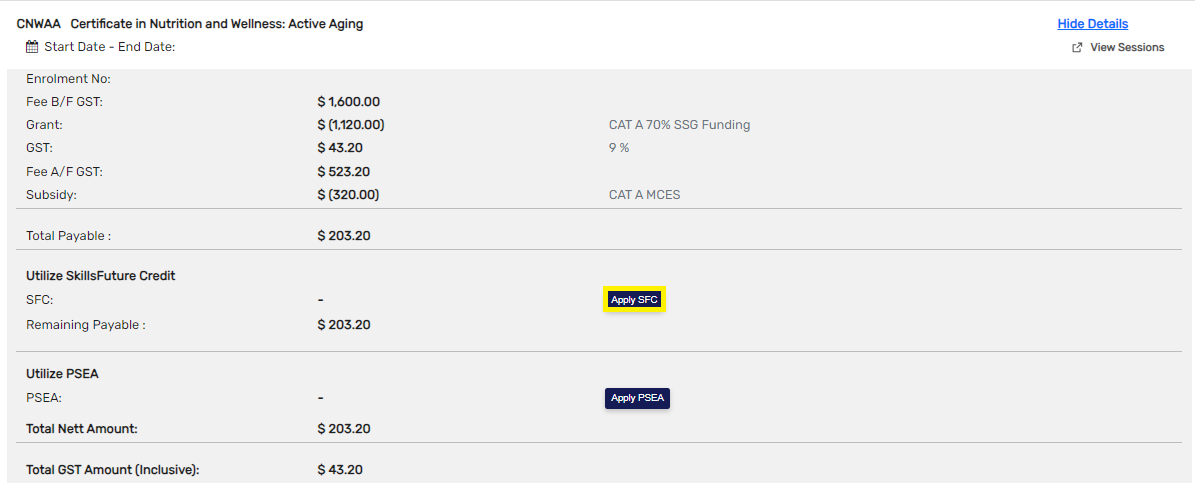 Can I use my SkillsFuture Credit to pay for or offset course fees? | SMU Academy